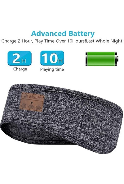 Sunlink Bluetooth Uyumlu Kablosuz Müzik Spor Bantları Yumuşak Göz Maskesi Mikrofonlu Kulaklık (Yurt Dışından) Sunlink Bluetooth Uyumlu Kablosuz Müzik Spor Bantları Yumuşak Göz Maskesi Mikrofonlu Kulaklık (Yurt Dışından)