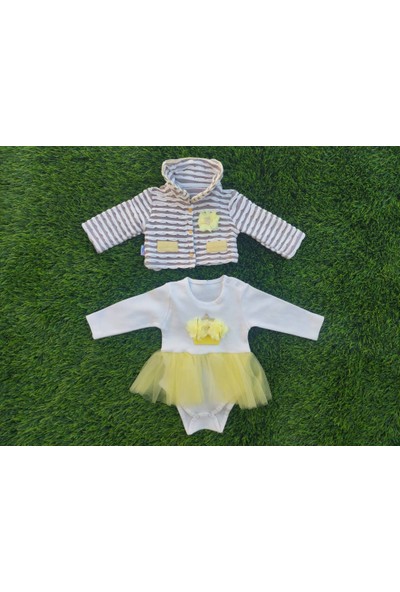 HMC Badili Ceketlı Kız Tüllü Takım