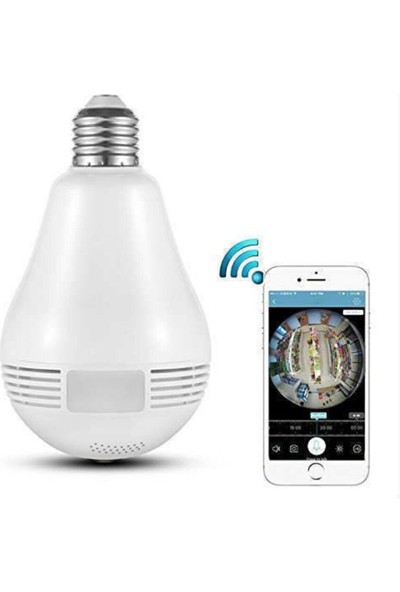 Lisa Butik Ip Kamera 360 Derece Balıkgözü Panoramik Wifi P2P Ağ Ip Ampul Kamera Cmr8 Lisa Butik Ip Kamera 360 Derece Balıkgözü Panoramik Wifi P2P Ağ Ip Ampul Kamera Cmr8