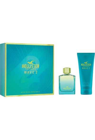 Hollister Wave 2 For Him Edt 100 ml Erkek Parfüm Seti