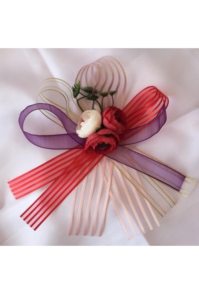 Elzem Tasarım Hediyelik Kırmızı Bohça Süsü Elzem Tasarım Hediyelik Kırmızı Bohça Süsü