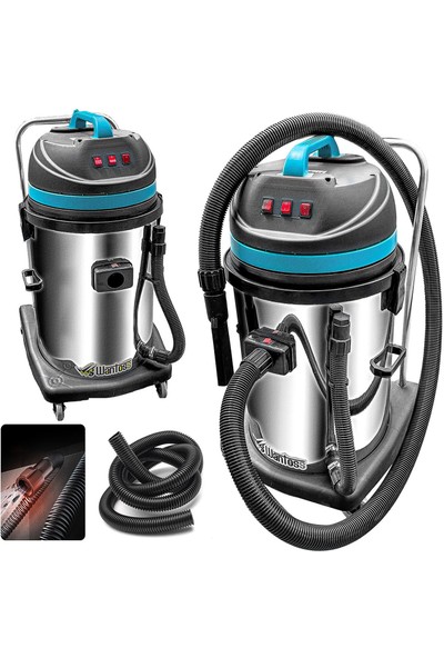 Wantoss 3 Motor'lu Islak Kuru Sanayi Tipi Süpürge Makinası 4200 Watt Wantoss 3 Motor'lu Islak Kuru Sanayi Tipi Süpürge Makinası 4200 Watt