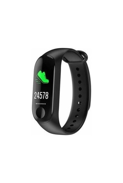 Lisa Butik M3 Akıllı Saat Bileklik Band Siyah