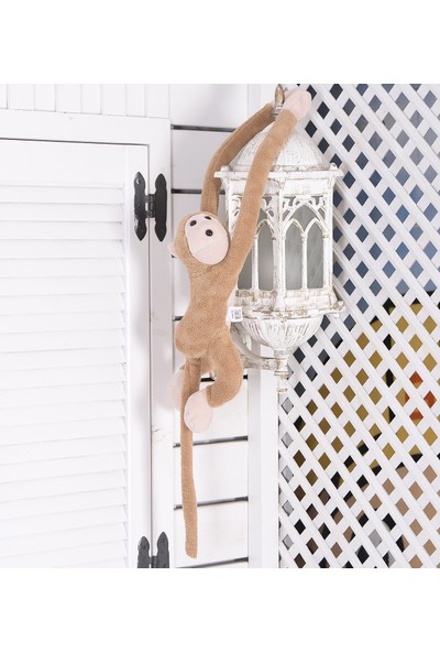 Peluş Store 75 cm Uzun Kollu Peluş Maymun Açık Kahverengi Peluş Store 75 cm Uzun Kollu Peluş Maymun Açık Kahverengi