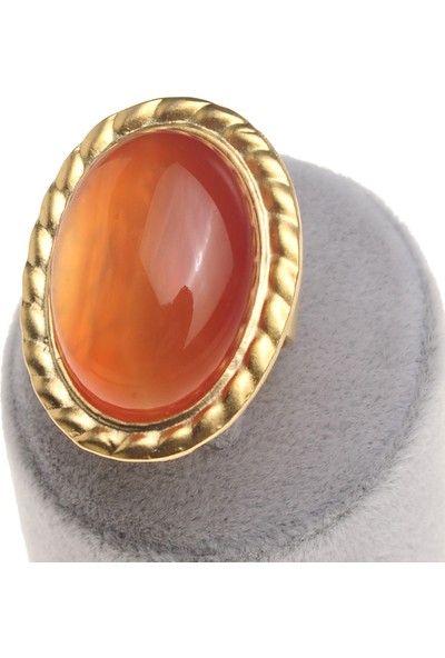 Takısen Akik Doğaltaşlı Yüzük