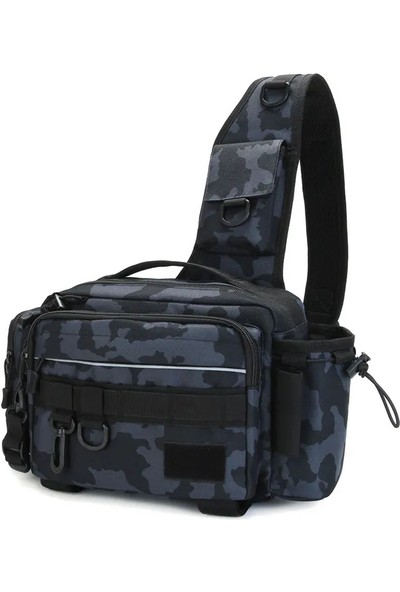 Oalyip Çok Fonksiyonlu Taşınabilir Balıkçı Çantası - Mavi (Yurt Dışından) Oalyip Çok Fonksiyonlu Taşınabilir Balıkçı Çantası - Mavi (Yurt Dışından)