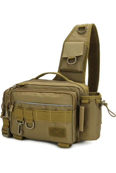 Oalyip Çok Fonksiyonlu Taşınabilir Balıkçı Çantası - Kahverengi (Yurt Dışından) Oalyip Çok Fonksiyonlu Taşınabilir Balıkçı Çantası - Kahverengi (Yurt Dışından)
