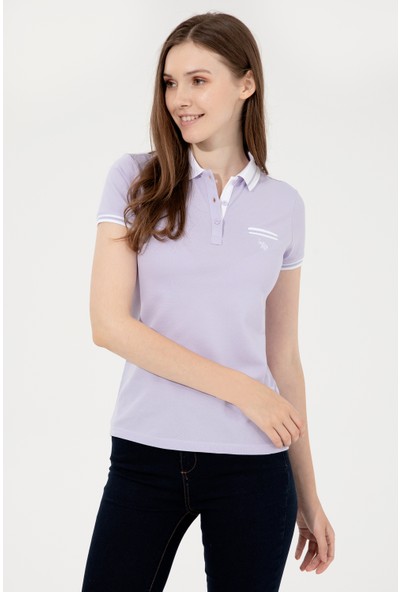 U.S. Polo Assn. Kadın Lila T-Shirt 50248051-VR034