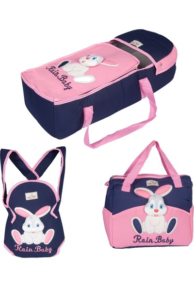 Minik Life Bebek Bakım Çantası&portbebe ve Kanguru 3 Lü Taşıma Seti Minik Life Bebek Bakım Çantası&portbebe ve Kanguru 3 Lü Taşıma Seti