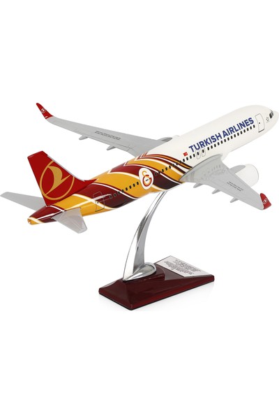 Zekupp - Maket Uçak Thy Lisanslı - Airbus 320-200 1/100 - Galatasaray Lisanslı Model Uçak Zekupp - Maket Uçak Thy Lisanslı - Airbus 320-200 1/100 - Galatasaray Lisanslı Model Uçak