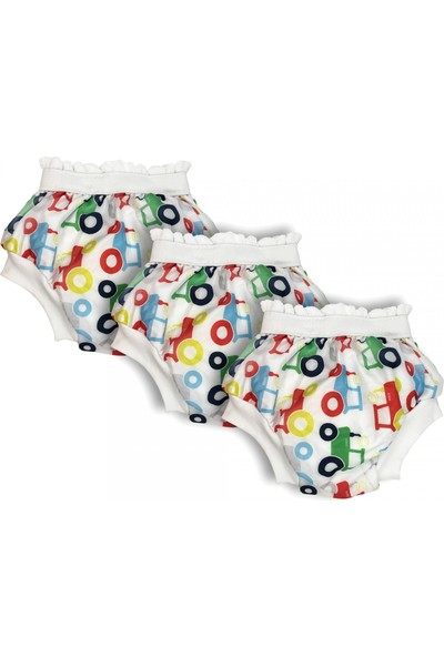 Sema Bebe Sema Baby 3lü Desenli Lüks Alıştırma Külodu No.1 10-15 kg - Cars