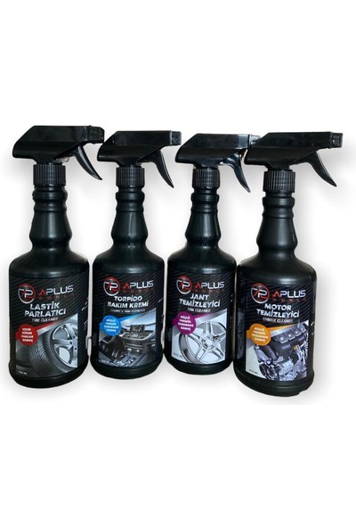 Aplus 4lü Oto Bakım Seti ( 4 × 500 ml )