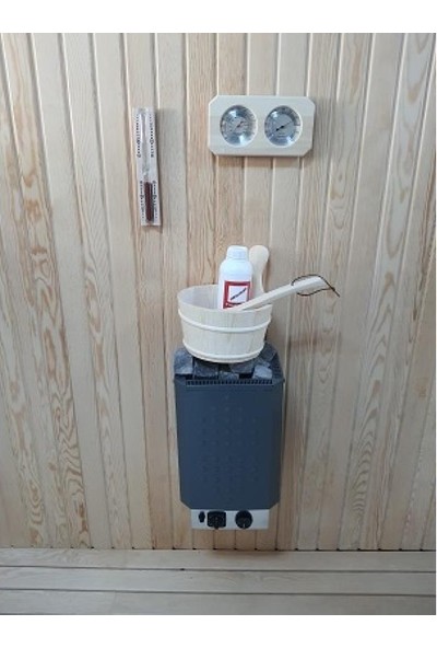 Finnsteam Sauna Sobası 4,5 Kw Aksesuar Seti Finnsteam Sauna Sobası 4,5 Kw Aksesuar Seti