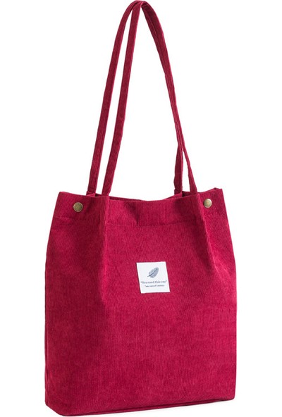 Kanvas Çanta Yüksek Kapasiteli Kadife Omuz Çantası Kanvas Çanta Yüksek Kapasiteli Kadife Omuz Çantası