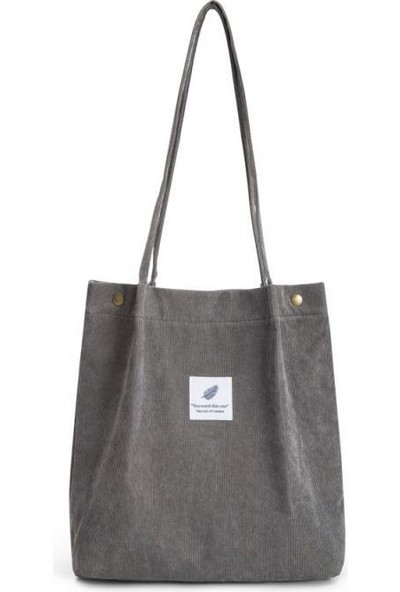 Kanvas Çanta Yüksek Kapasiteli Kadife Omuz Çantası Kanvas Çanta Yüksek Kapasiteli Kadife Omuz Çantası