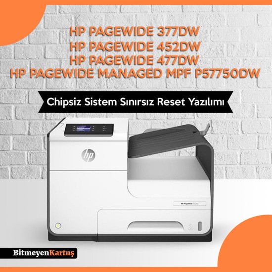 BK Hp Pagewide 477 / 452 / 377/ 55750 Serisi Chipsiz Sistem Fiyatı