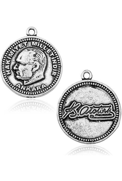 Gumush Gümüş Kemal Atatürk Imzalı Tesbih Püskül Ucu Gumush Gümüş Kemal Atatürk Imzalı Tesbih Püskül Ucu