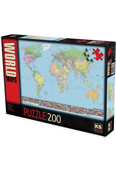 Angel Of Life 11332 Ks, Dünya Siyasi Haritası, 200 Parça Puzzle Angel Of Life 11332 Ks, Dünya Siyasi Haritası, 200 Parça Puzzle