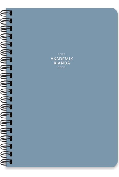 Keskin Color A5 Spiralli Akademik Ajanda - Mavi Keskin Color A5 Spiralli Akademik Ajanda - Mavi