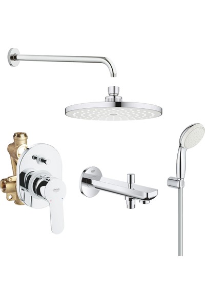 Grohe Bauedge Ankastre Duş Seti 5 Parça Grohe Bauedge Ankastre Duş Seti 5 Parça