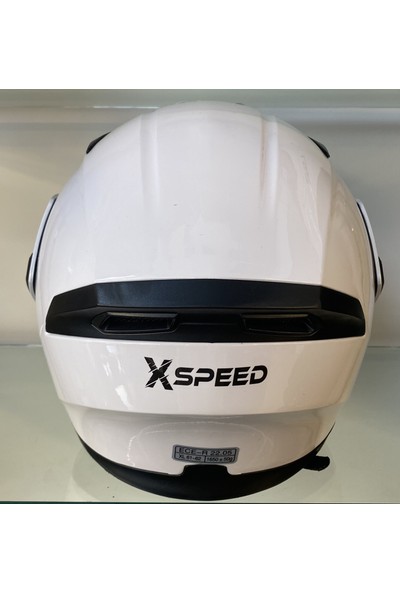 Xspeed Ece Belgeli Çene Açılır Kask Beyaz Yeni Sezon Xspeed Ece Belgeli Çene Açılır Kask Beyaz Yeni Sezon