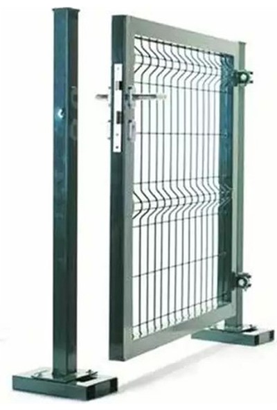 Telfence Kanatlı Panel Çit Kapı Göbek Kilitli Telfence Kanatlı Panel Çit Kapı Göbek Kilitli