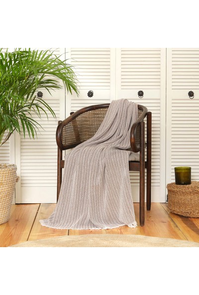 Karaca Home Secret Kahve Tv Battaniyesi