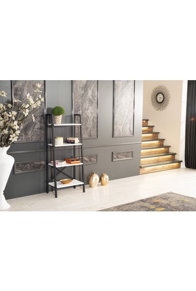 Furnia Leon Kitaplık Beyaz