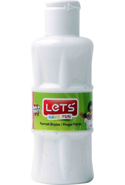 Let's Lets Parmak Boyası 100 ml Beyaz / L-5651 Let's Lets Parmak Boyası 100 ml Beyaz / L-5651