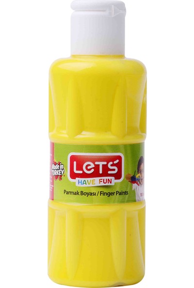 Let's Lets Parmak Boyası 100 ml Sarı / L-5652 Let's Lets Parmak Boyası 100 ml Sarı / L-5652