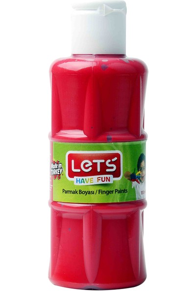 Let's Lets Parmak Boyası 100 ml Kırmızı / L-5654 Let's Lets Parmak Boyası 100 ml Kırmızı / L-5654