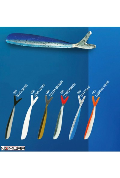 Nomura Orgınal Double Taıl 7,5cm 2.1g 10 Adet Suni Yem