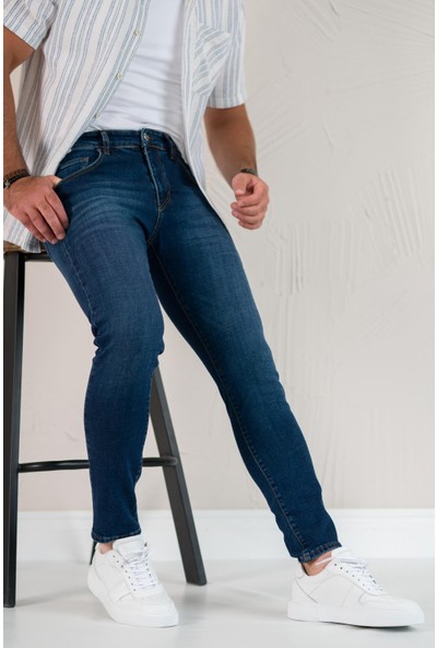 Fbı Skinny Slimfit Dar Paça Bilekten Pamuklu Kot Pantolon Fbı Skinny Slimfit Dar Paça Bilekten Pamuklu Kot Pantolon