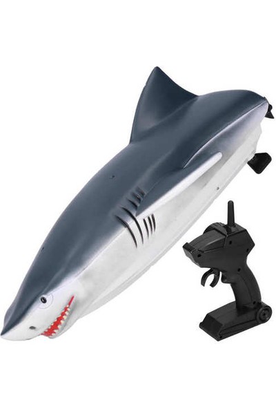 Köpekbalığı Kafası ile Uzaktan Kumanda Tekne Elektrikli Rc Yarış Tekneler Oyuncak Yüksek Performanslı Motor Çift Pervaneler Rc Tekne | Rc Tekneler