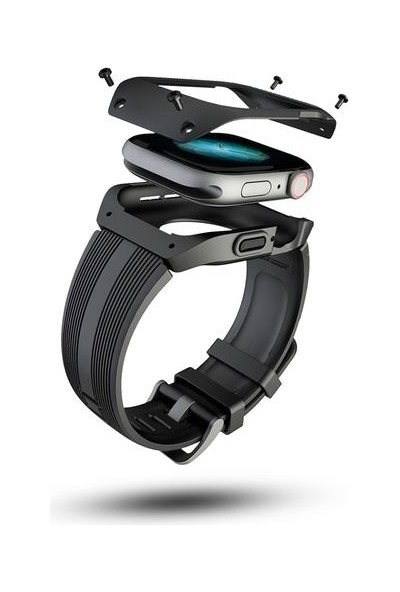 Vaka ile Silikon Kayışı ile Apple Watch Band Serisi Spor Bilezik Bileklik Iwatch Kemer Için | Bantlar Vaka ile Silikon Kayışı ile Apple Watch Band Serisi Spor Bilezik Bileklik Iwatch Kemer Için | Bantlar