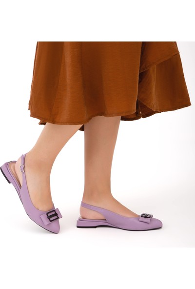 Tamer Tanca Kadın Derı Babet Ayakkabı 775 242-2068 Bn Ayk Y22