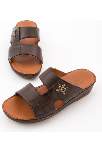 Tamer Tanca Erkek Derı Günlük Terlik 903 2009 Erk Trlk Y22