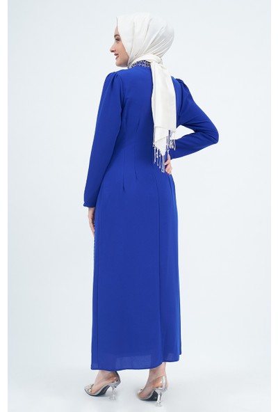 Tuay Abiye 3506 Saks Mavi Tuay Abiye 3506 Saks Mavi