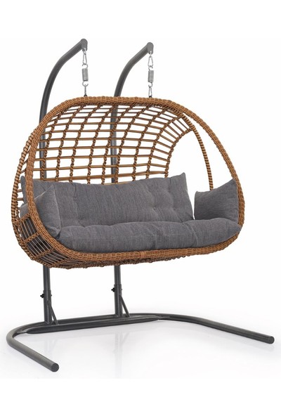 Fashion Rattan Ikili Salıncak Arven