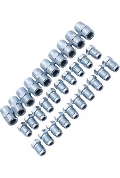 2xconnector M10 x 1 4.75MM Fren Hattı Parlama Tipi F Yerine 2 Adet 2xconnector M10 x 1 4.75MM Fren Hattı Parlama Tipi F Yerine 2 Adet