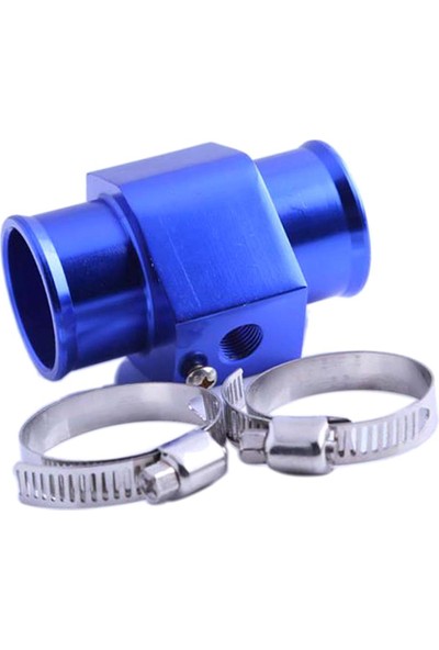 30MM Su Sıcaklık Sensörü Adaptörü Ölçer Radyatör Hortum Bağlayıcı + Kelepçeleri Mavi - 40MM 30MM Su Sıcaklık Sensörü Adaptörü Ölçer Radyatör Hortum Bağlayıcı + Kelepçeleri Mavi - 40MM