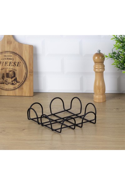 Okyanus Home Siyah Yatay Peçetelik Okyanus Home Siyah Yatay Peçetelik