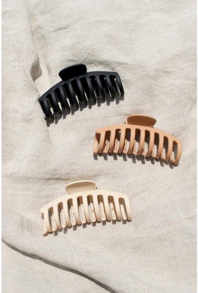 Bahels Kadın 3'lü Trend Xl Mandal Toka Seti