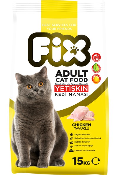 Fix Tavuklu Kedi Maması 15 Kg. Fix Tavuklu Kedi Maması 15 Kg.