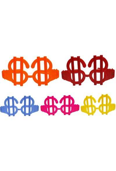 Daha Yok Mu Büyük Dolar Parti Gözlüğü Neon Renk 12 Adet Daha Yok Mu Büyük Dolar Parti Gözlüğü Neon Renk 12 Adet