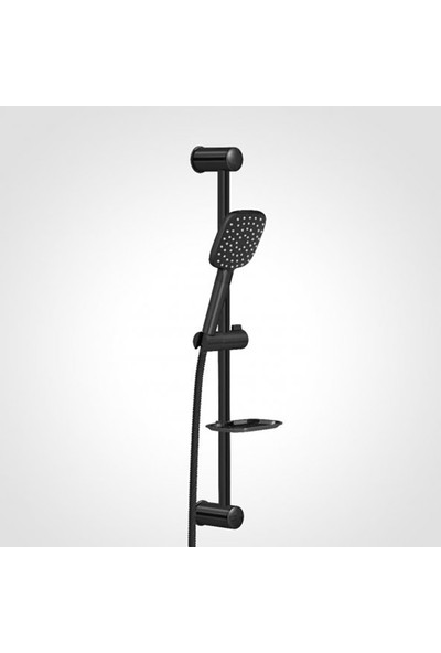 Aqua Jet Black Sürgülü Duş Takımı