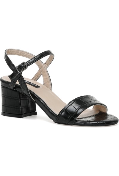 Nine West Aycen 2fx Siyah Kadın Topuklu Sandalet