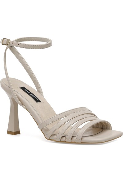 Nine West Colun 2fx Bej Kadın Topuklu Sandalet