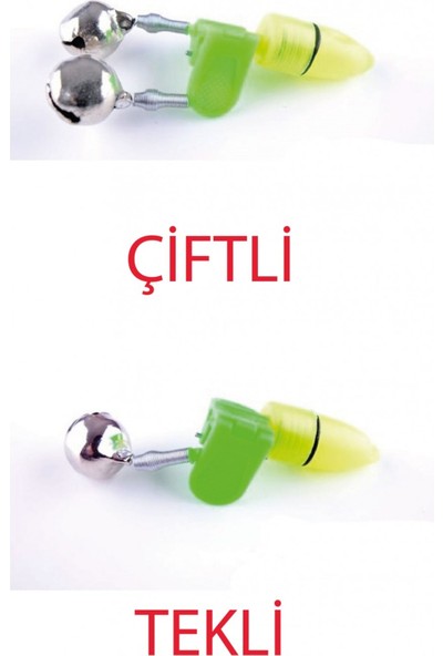 Captain Olta Zili Plastik Kıskaçlı Işıklı 16MM Captain Olta Zili Plastik Kıskaçlı Işıklı 16MM