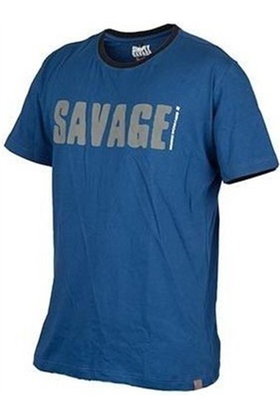 Savage Gear Simply Savage Tee Blue T-Shirt Savage Gear Simply Savage Tee Blue T-Shirt